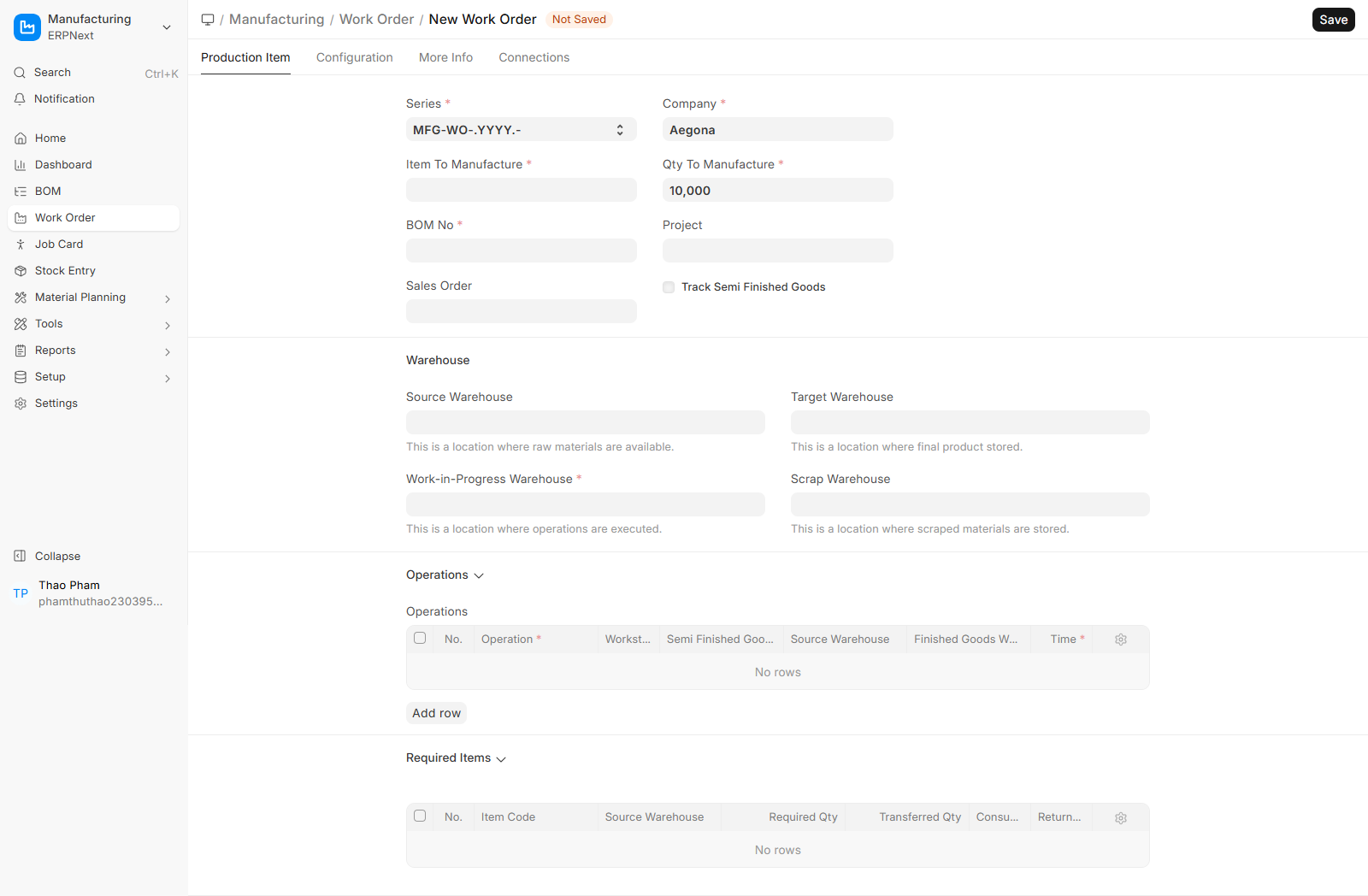 ERPNext – MRP Solution for Production Planning & Manufacturing ...